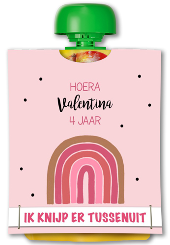 Feestelijke Knijpfruit wikkel voor een gezonde traktatie