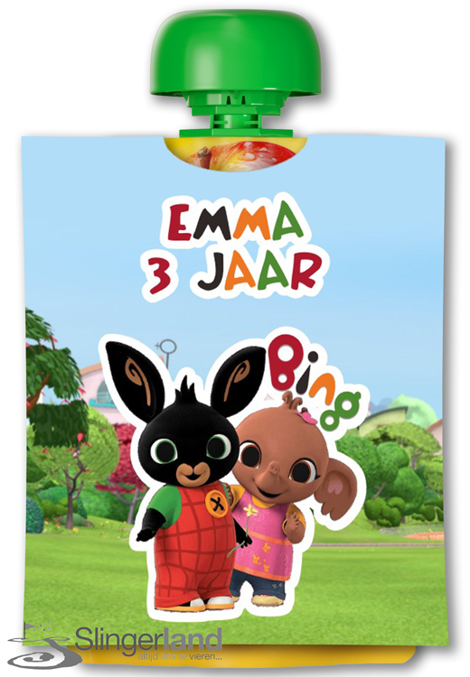 Feestelijke Knijpfruit wikkel voor een gezonde traktatie