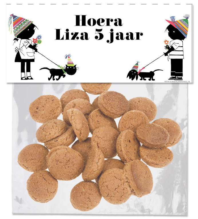 Snoepzak label printables in diverse thema’s