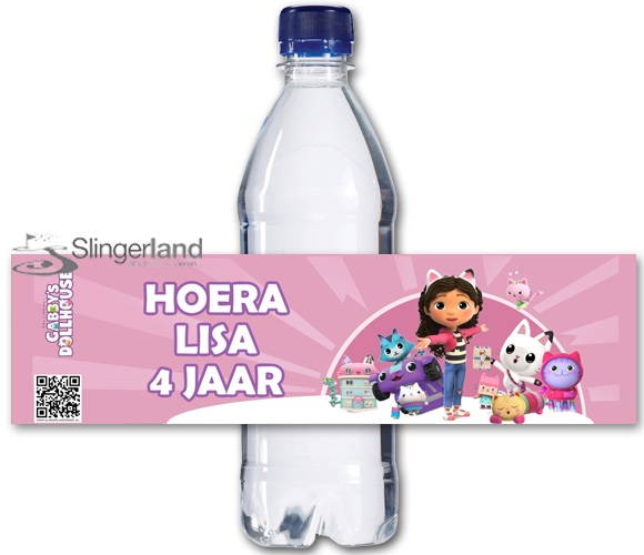 Feestelijke waterfles etiket printables voor unieke drink traktaties