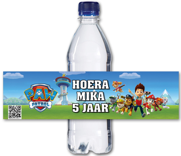 Feestelijke waterfles etiket printables voor unieke drink traktaties