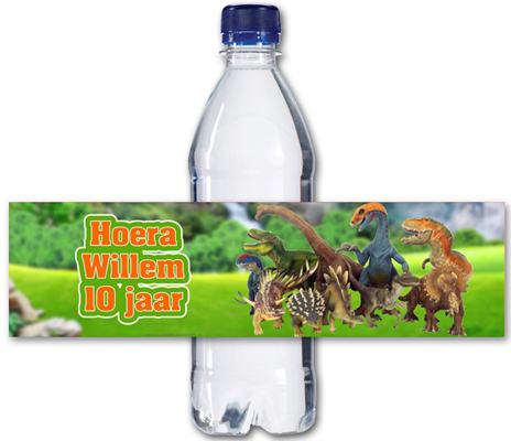 Feestelijke waterfles etiket printables voor unieke drink traktaties