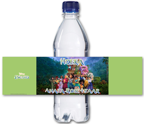 Feestelijke waterfles etiket printables voor unieke drink traktaties