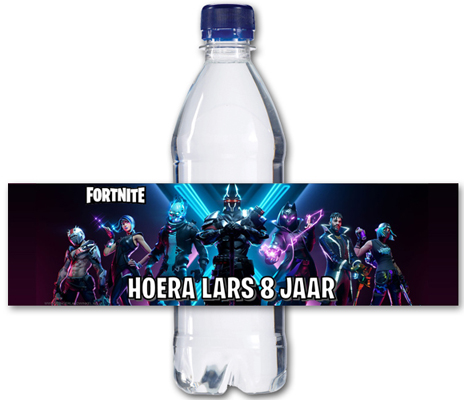 Feestelijke waterfles etiket printables voor unieke drink traktaties