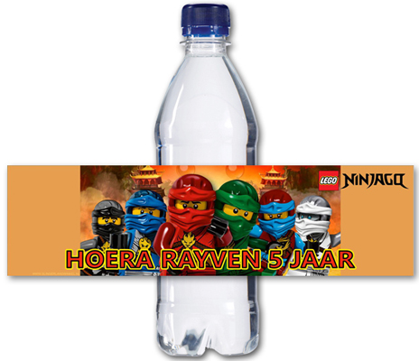 Feestelijke waterfles etiket printables voor unieke drink traktaties