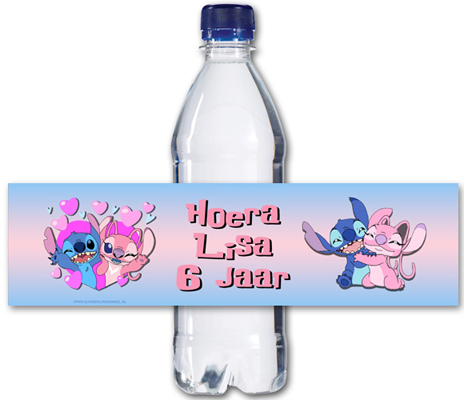 Feestelijke waterfles etiket printables voor unieke drink traktaties